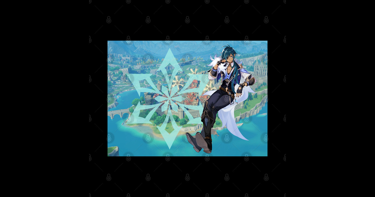 Kaeya - Genshin Impact - Genshin - Sticker | TeePublic