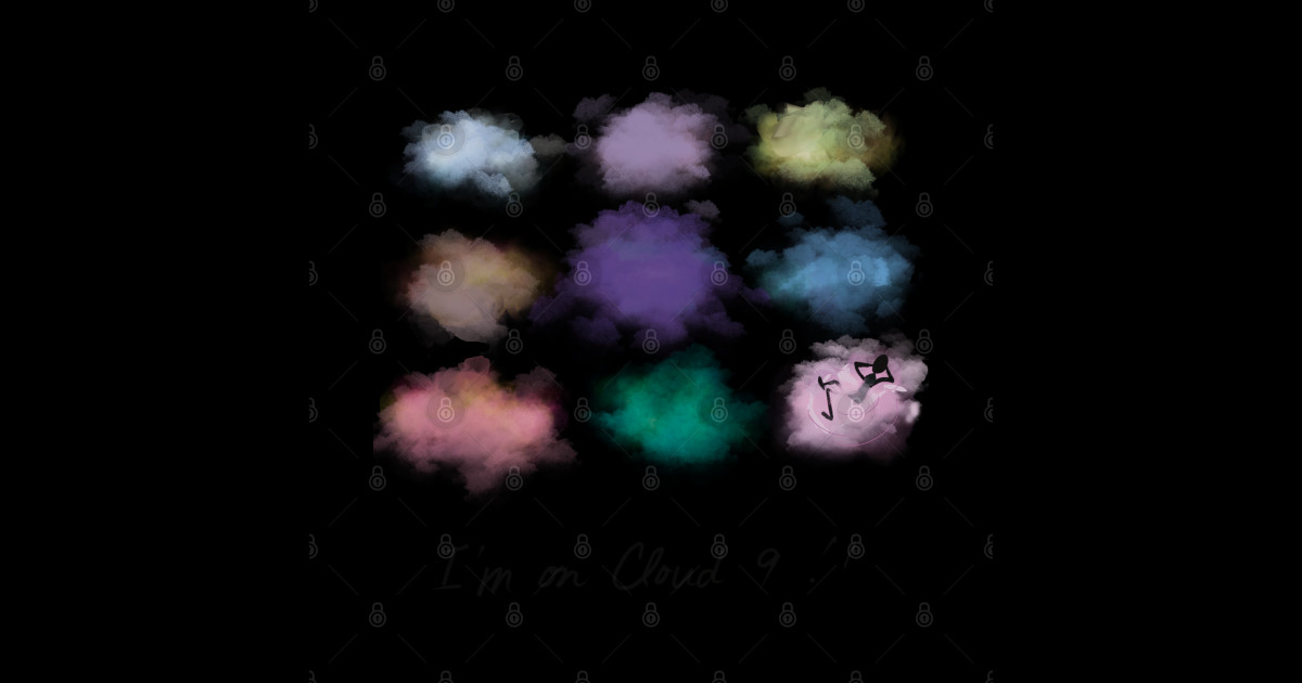 On Cloud 9! - On Cloud Nine - Sticker | TeePublic