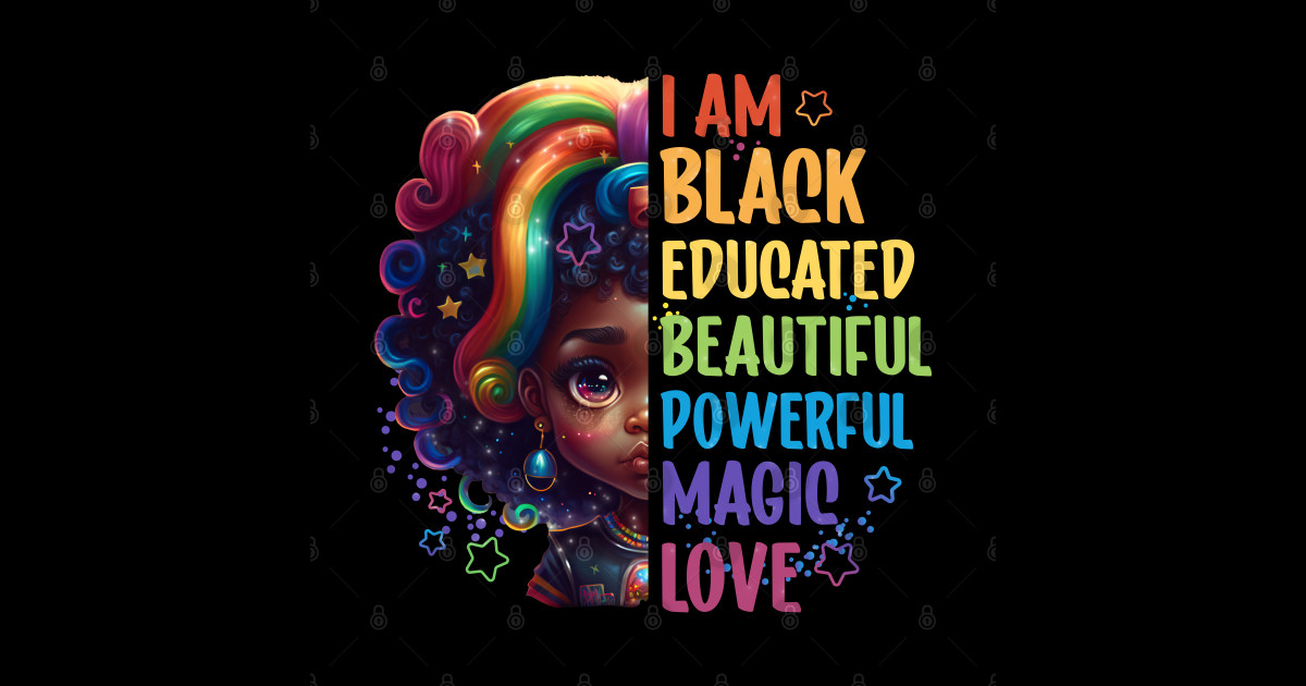 Black Girl Empowerment Positive Inspirational Saying - Black ...