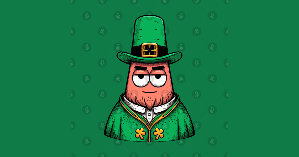 Saint Patrick Star - Saint Patrick - T-Shirt | TeePublic