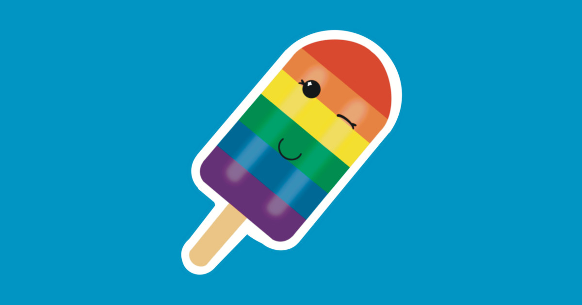 Pride Popsicle - Gay - Lgbt Pride Month - T-Shirt | TeePublic