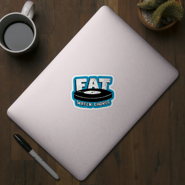 Fat Wreck Chords// Music Record - Records Label - Sticker | TeePublic