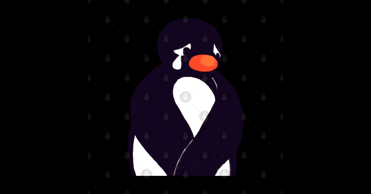 sad noot penguin meme / pingu - Pingu - Sticker | TeePublic
