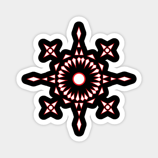 Touhou Hitbox (White & Red) - Touhou - Magnet | TeePublic