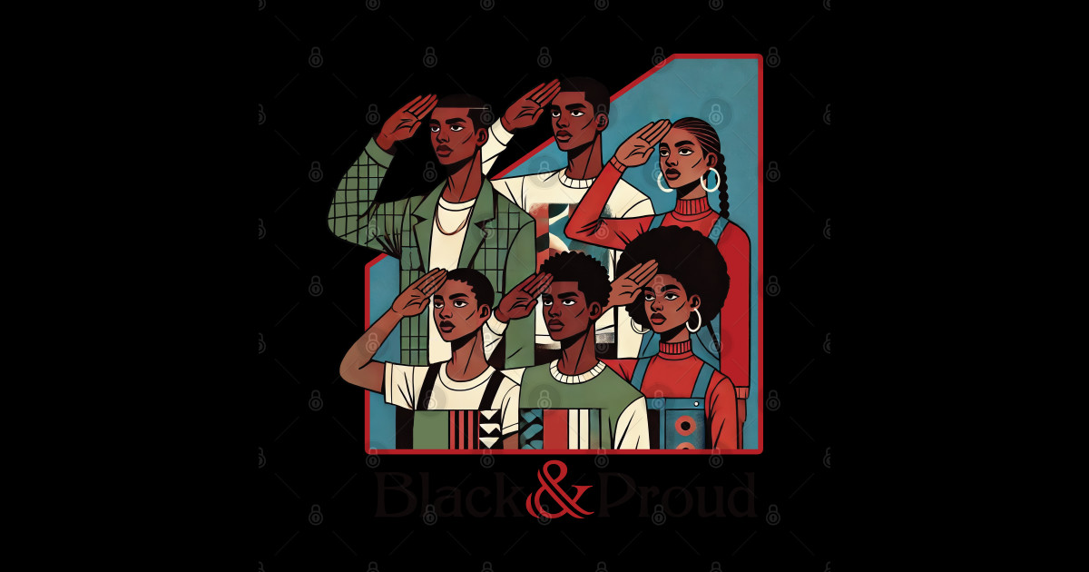Black History Month Proud - Black History Month - Sticker | TeePublic