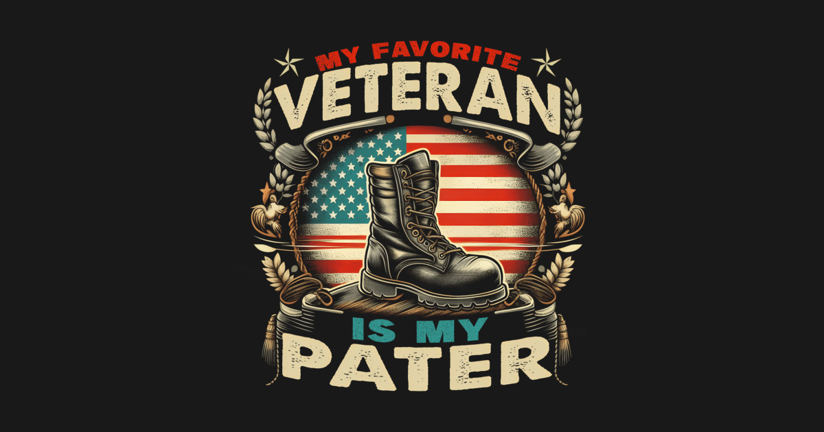 Veteran Pater Dad Usa Flag 4Th Of July - Pater Dad - T-Shirt | TeePublic