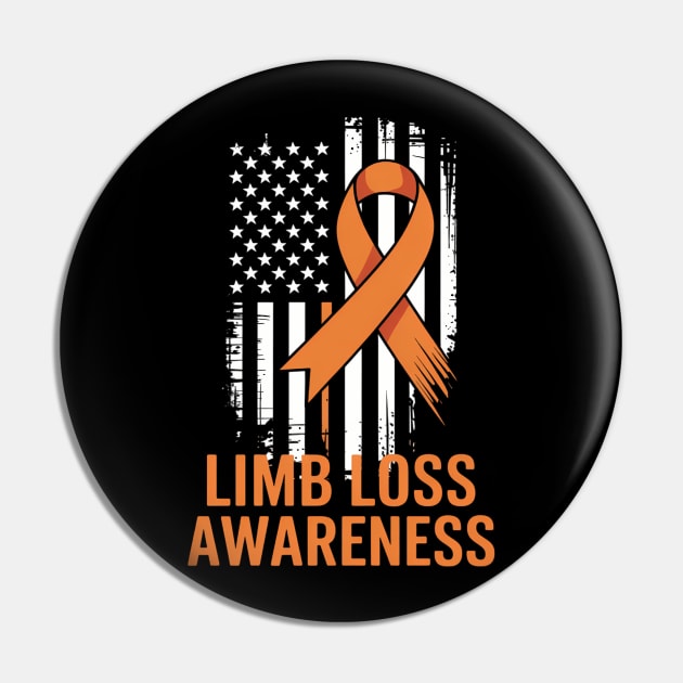 American Flag Limb Loss Awareness Hand Leg Amputee Awareness - American ...