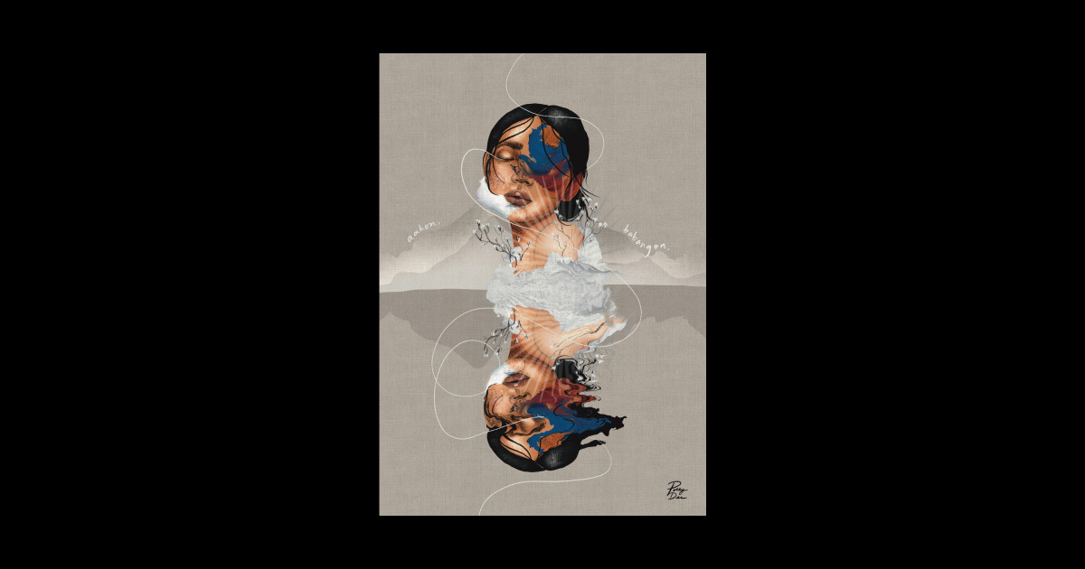 Ahon - Reflection - Sticker | TeePublic