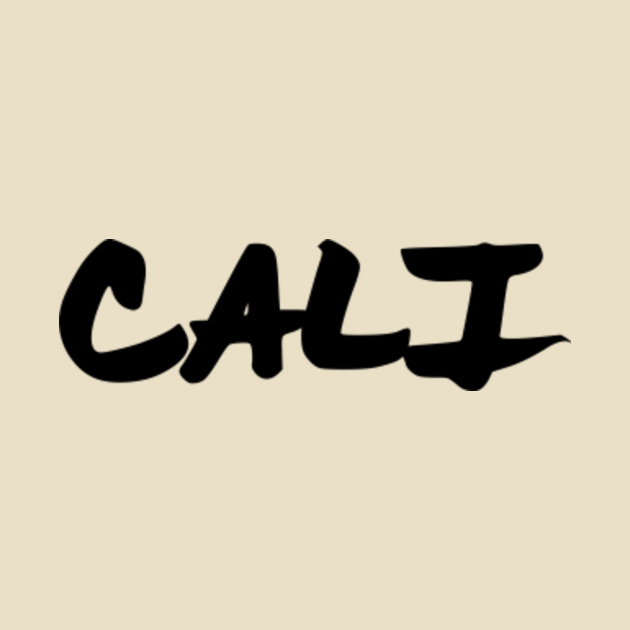 Cali, Colombia Hand Letter Type Word Black & White - Cali - T-Shirt ...