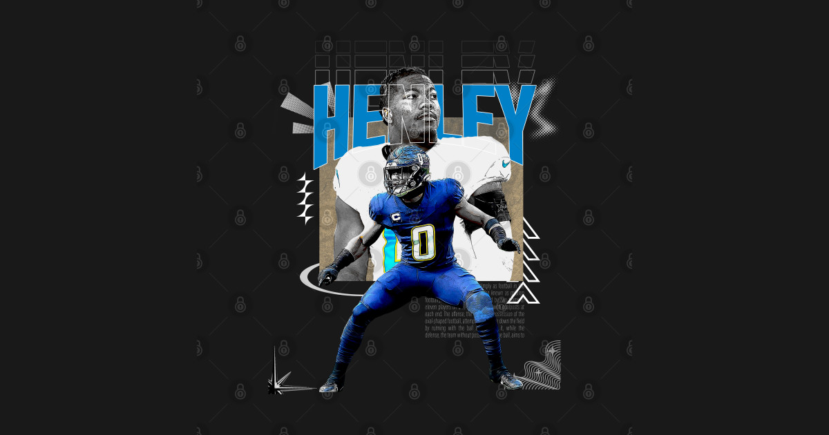 Daiyan Henley football Player Chargers 2 - Daiyan Henley - T-Shirt ...