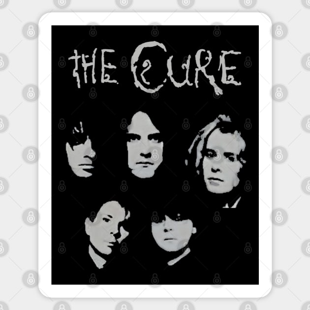 The Cure Art - The Cure Band - Sticker | TeePublic