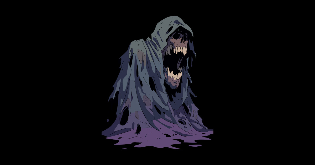 Halloween Creepy Phantom - Creepy Phantom - Sticker | TeePublic