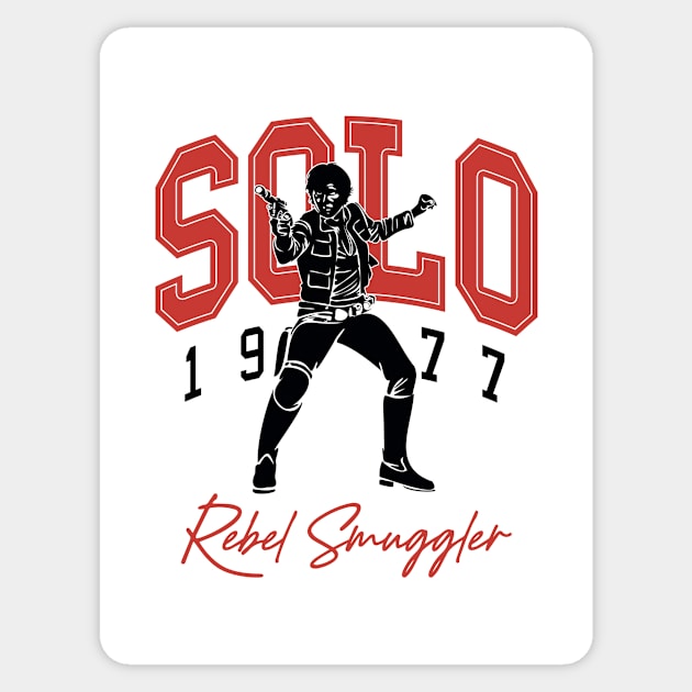 Solo Rebel Smuggler 77 v2 - Star Wars - Sticker | TeePublic