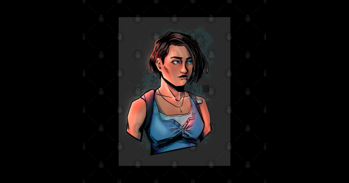 Jill Valentine resident evil 3 remake portrait - Jill Valentine ...