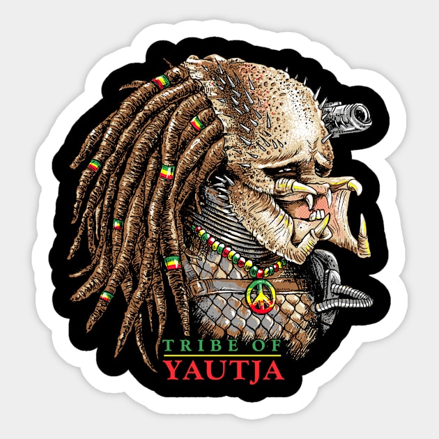 tribe of yautja - Yautja - Sticker | TeePublic