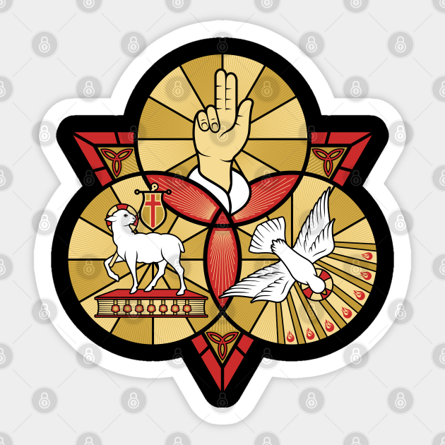 The magnificent seal of the Holy Trinity - Holy Trinity - Sticker ...