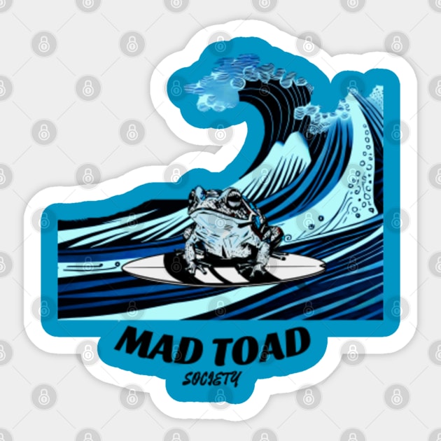 Mad Toad Society x Kanagawa - Depicted - Mad Toad Society - Sticker ...