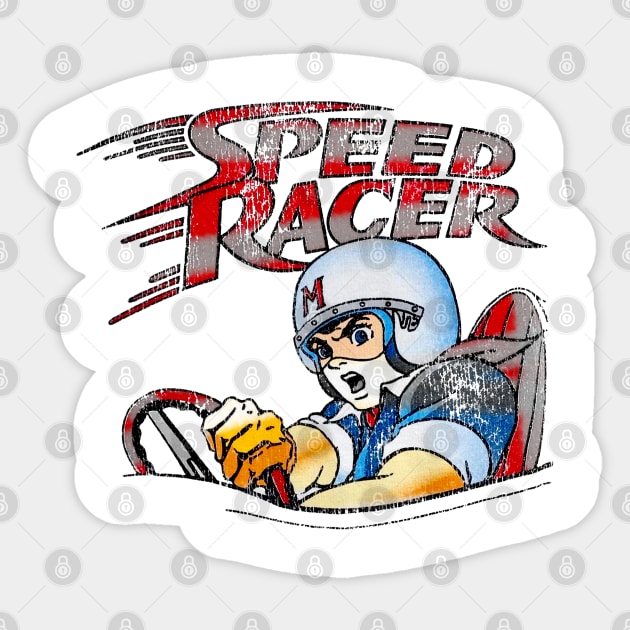 Vintage Go Speed Racer Go Go!!! - Speed Racer - Sticker | TeePublic