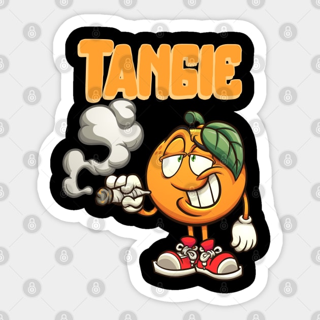 Tangie Sativa Weed Strain-Stoner design - Cannabis Sativa - Sticker ...
