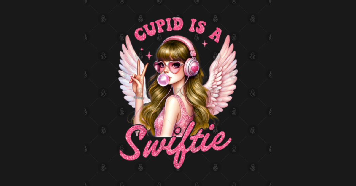 Pink Sunglasses Cupid Is A Swifty Valentine's Day Bubble Gum - Cupid Is ...