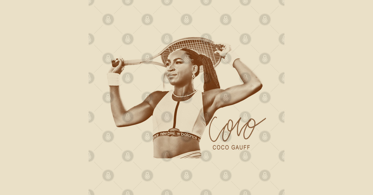 Coco - Signature ( Exclusive ) - Coco Gauff - T-Shirt | TeePublic