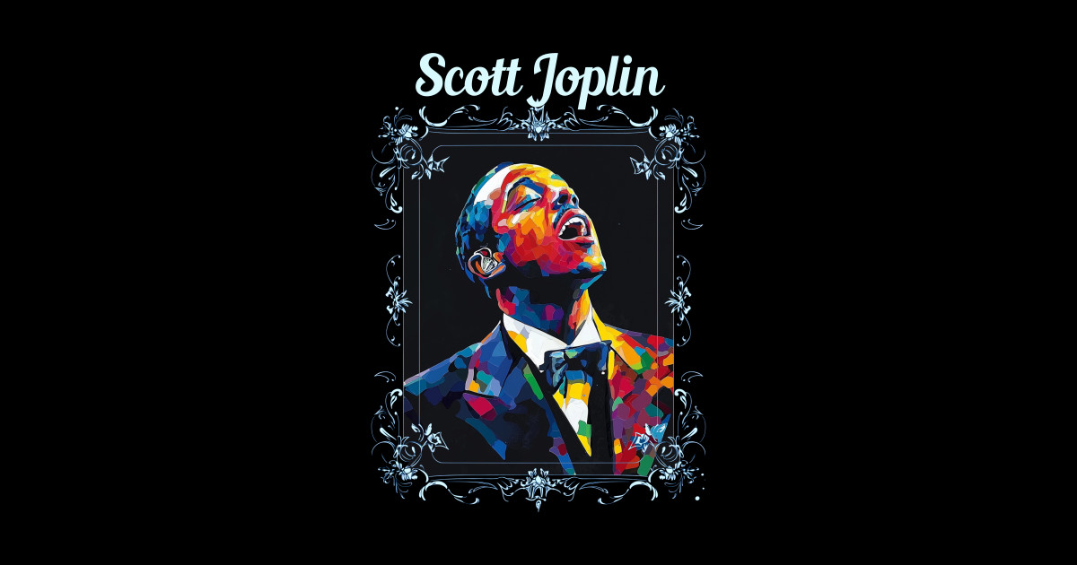 SCOTT JOPLIN MUSICIAN FAN ART - Scott Joplin Musician Fan Art - Sticker ...