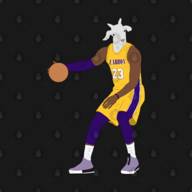 Lebron James The Goat Lakers Lebron James T Shirt Teepublic