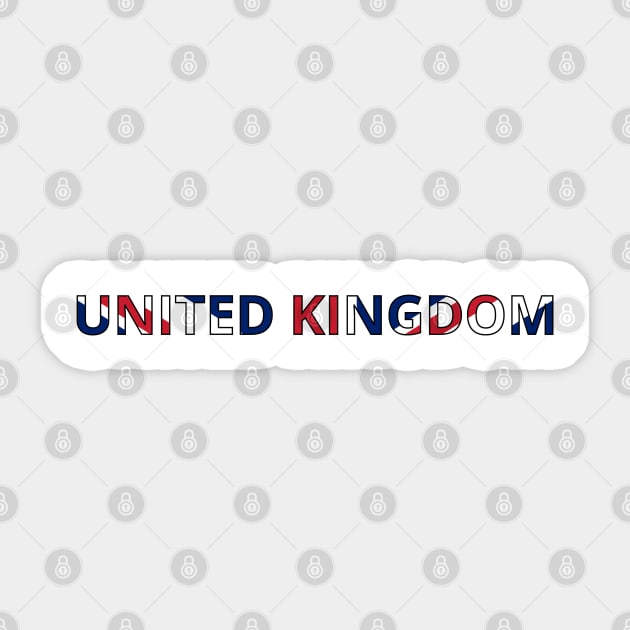 Flag United Kingdom - United Kingdom - Sticker | TeePublic