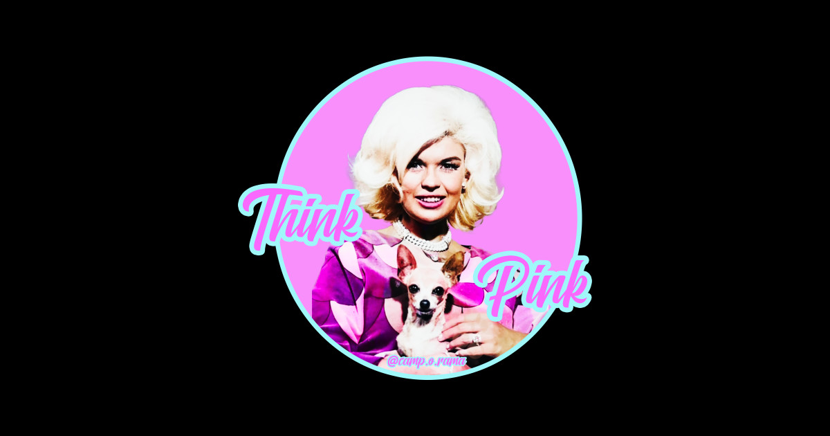 Think Pink! - Jayne Mansfield - Sticker | TeePublic