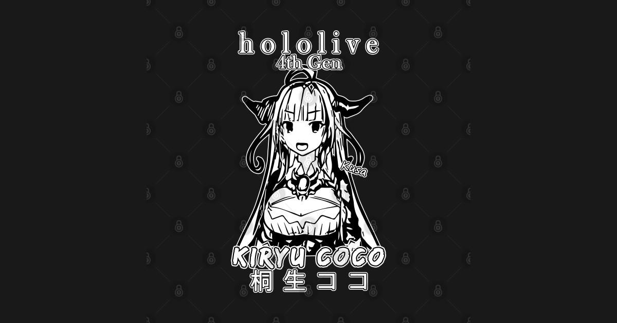 Kiryu Coco 4th Gen Hololive - Kiryu Coco - T-Shirt | TeePublic