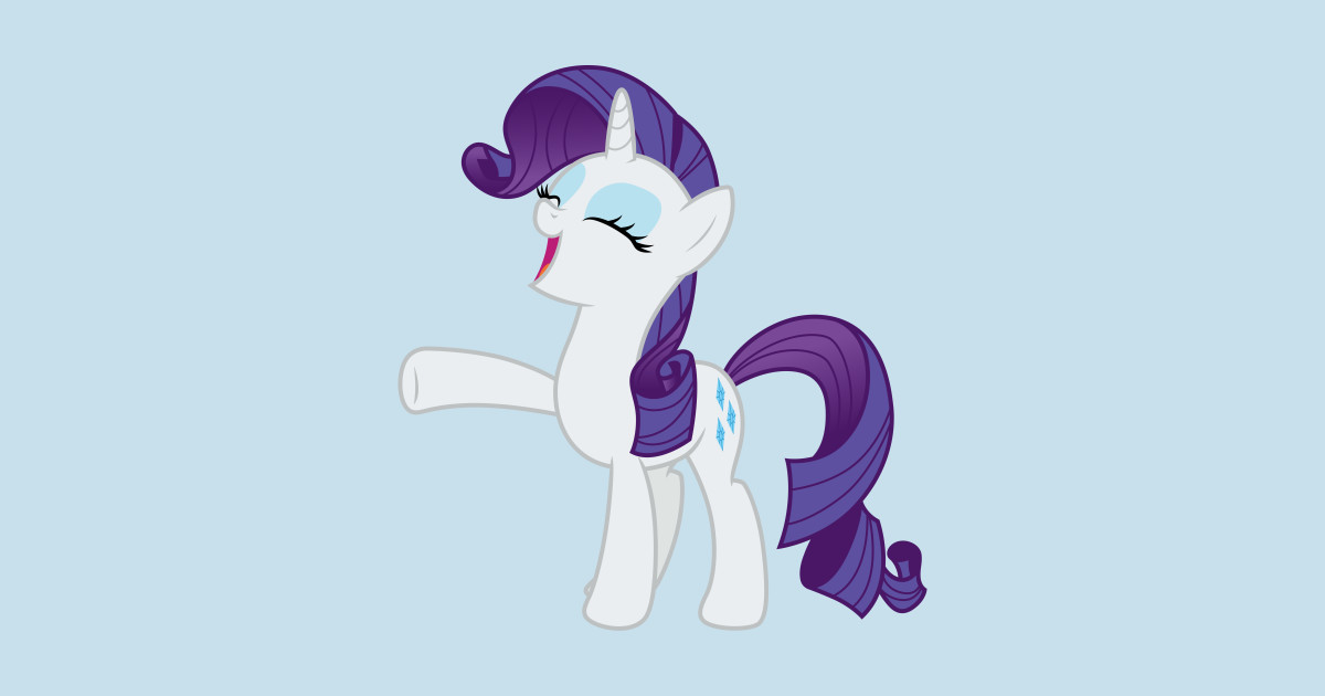 Rarity singing - My Little Pony - T-Shirt | TeePublic