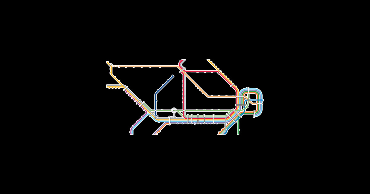 Sydney Rail Network - Nsw - Sticker | TeePublic