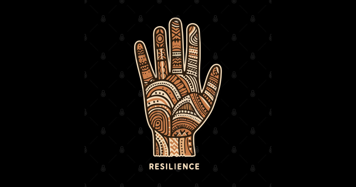 Resilience Hand of Indigenous V2 - Indigenous Designs - Sticker | TeePublic