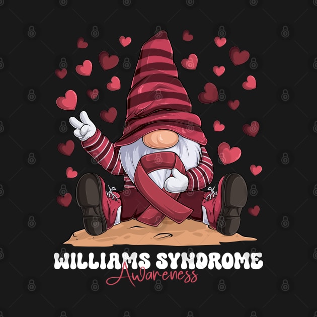 Burgundy Ribbon Survivor Fighter Williams Syndrome Awareness - Williams ...