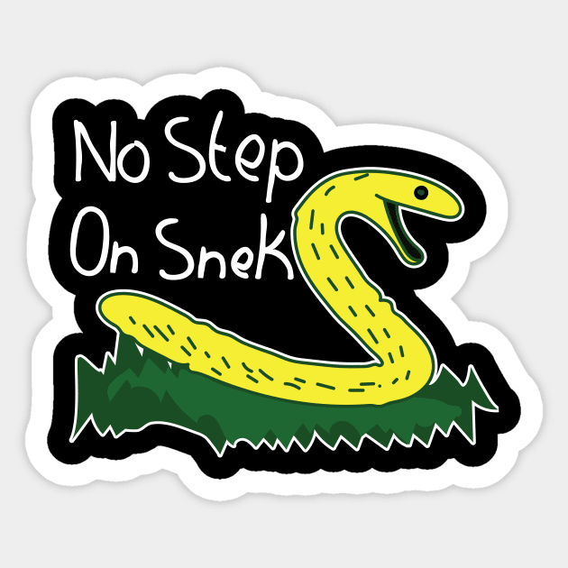 no step on snek - No Step On Snek - Sticker | TeePublic