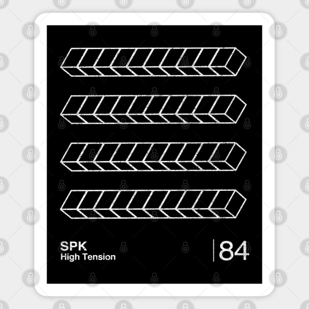 SPK / Minimalist Graphic Fan Art Design - Spk - Magnet | TeePublic