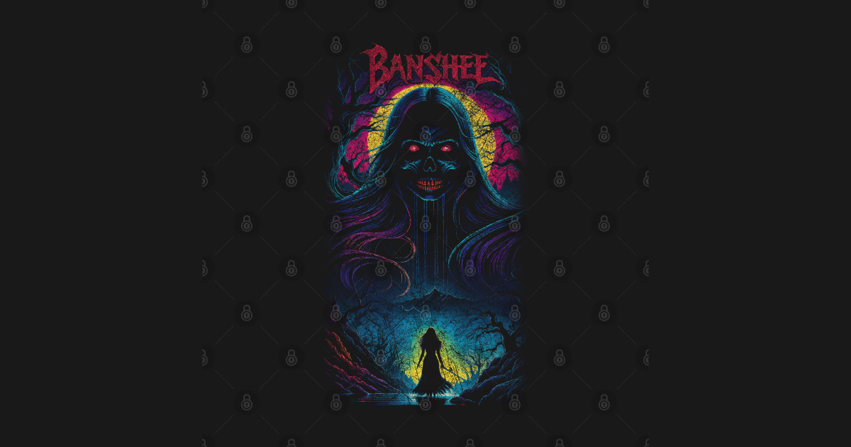 Banshee – the Wailing Ghost \/ Vintage Retro Fanart - Banshee - T-Shirt ...