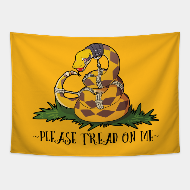 Please Tread On Me - Humor - Tapestry | TeePublic