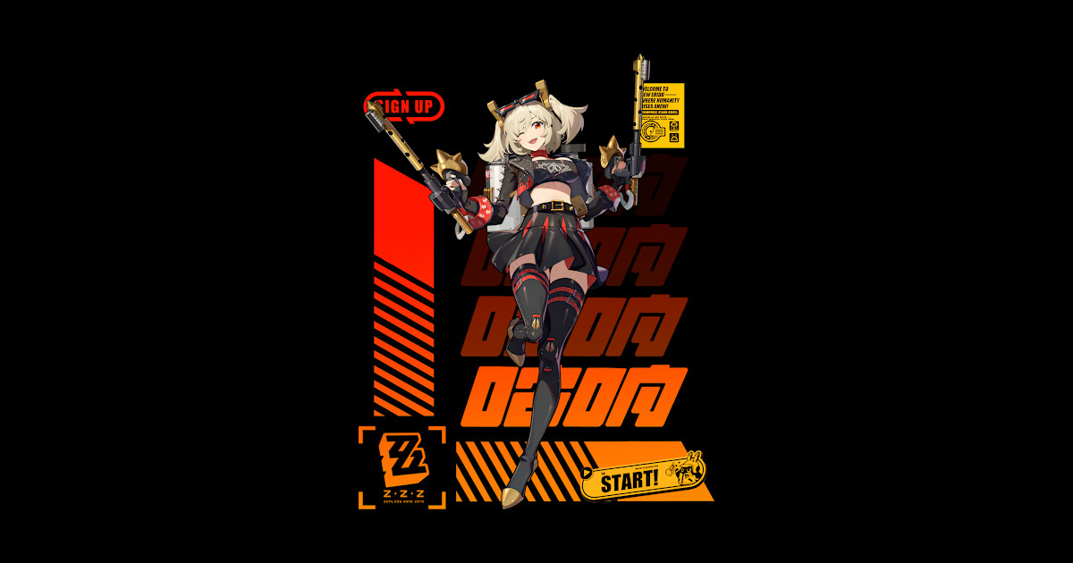 Agent Burnice (Zenless Zone Zero) - Zenless Zone Zero - Sticker | TeePublic