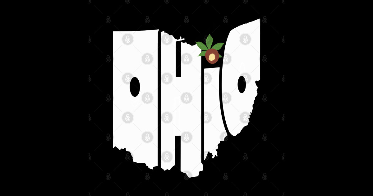 Ohio Word Art Shaped Like State of Ohio Design - Ohio Word Art ...