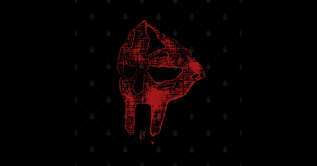 MF Doom Print - Mf Doom - Sticker | TeePublic