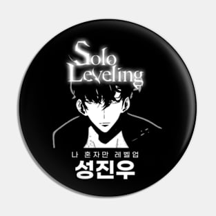 Sung Jin Woo From Solo Leveling Anime Pins and Buttons for Sale | TeePublic