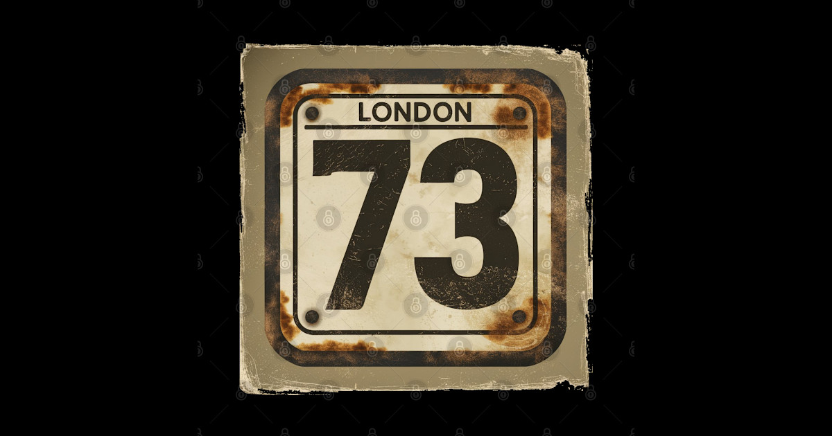 Vintage London Bus Number Plate - London - Sticker | TeePublic