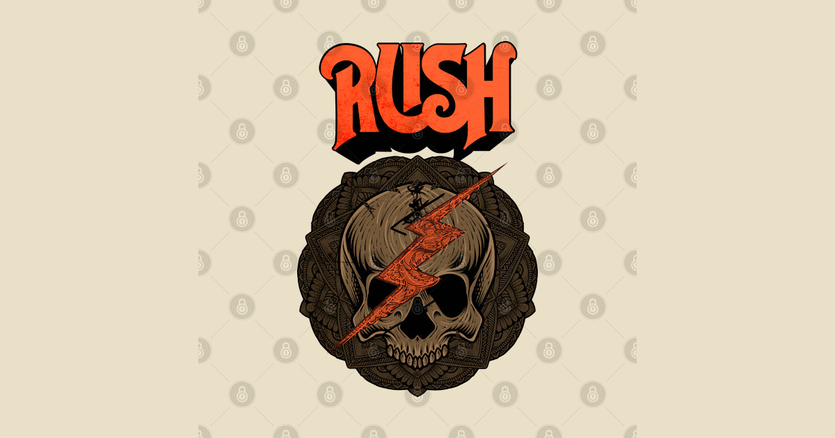 Skull Face Scar - Rush - T-Shirt | TeePublic