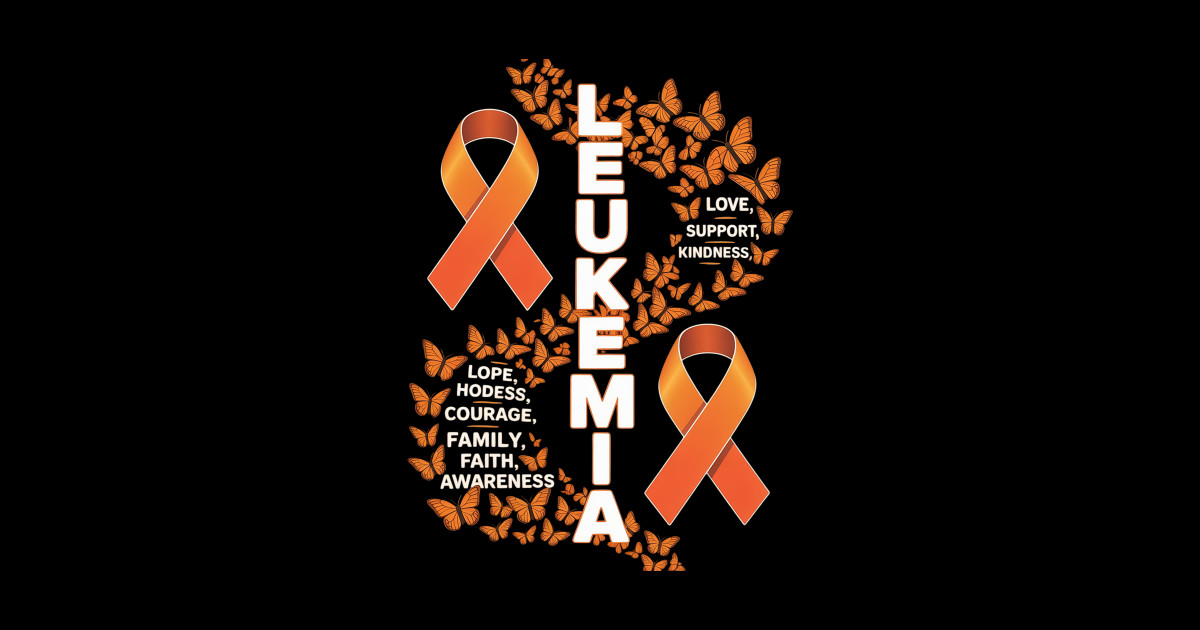 Orange Ribbon Sign Leukemia Awareness - Orange Ribbon Sign Leukemia ...