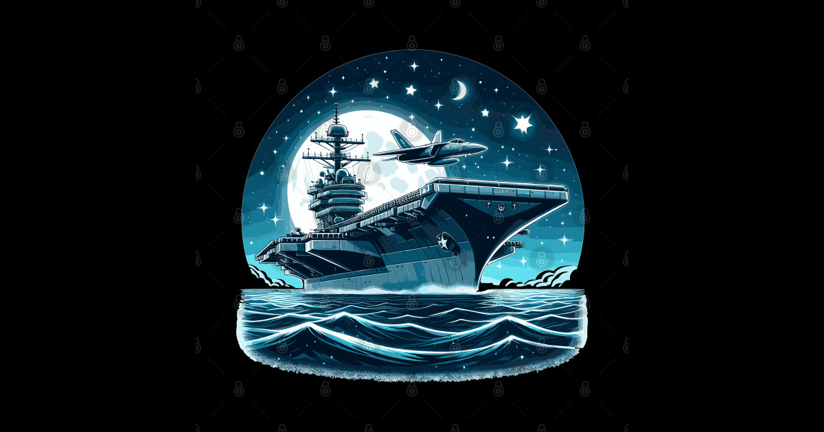 Aircraft Carrier - Aircraft Carrier - Sticker | TeePublic
