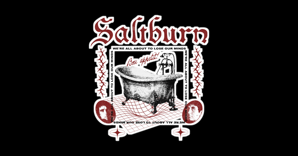 Bathroom and photo - Saltburn Movie - Sticker | TeePublic