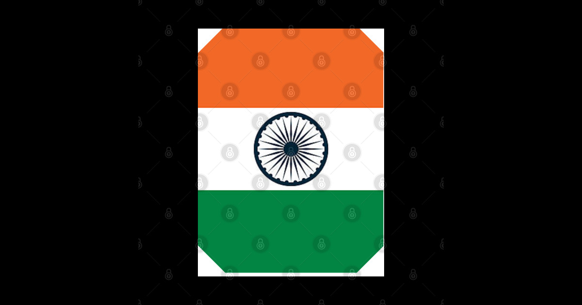 Indian Flag - Flag - Sticker | TeePublic