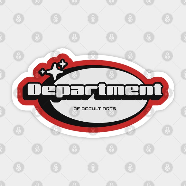Department of Occult Arts logo - Occultism - Sticker | TeePublic