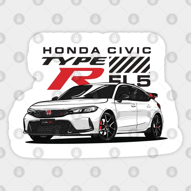 Civic Type R FL5 JDM Car - Civic Type R - Sticker | TeePublic